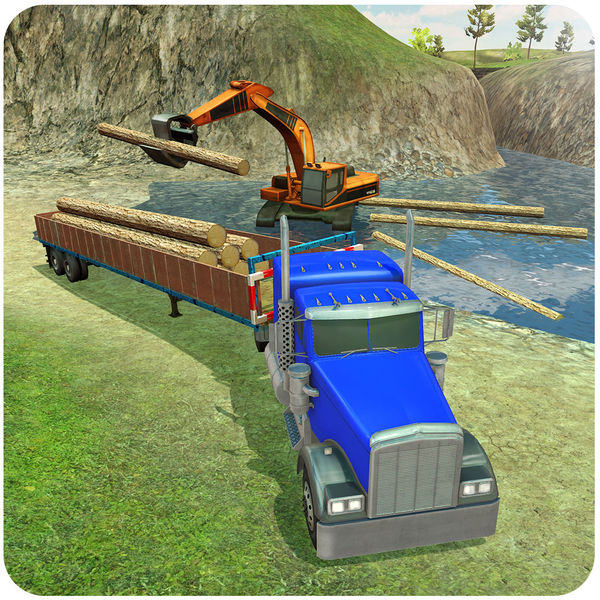 Tải Game Logging Truck Simulator 3D – A PRO 18 Wheeler Transporter ...